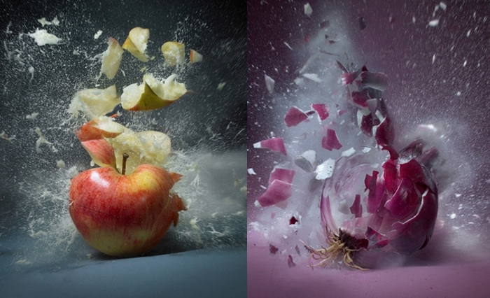 exploding Vegetables by Martin Klimas - 谷德设计网