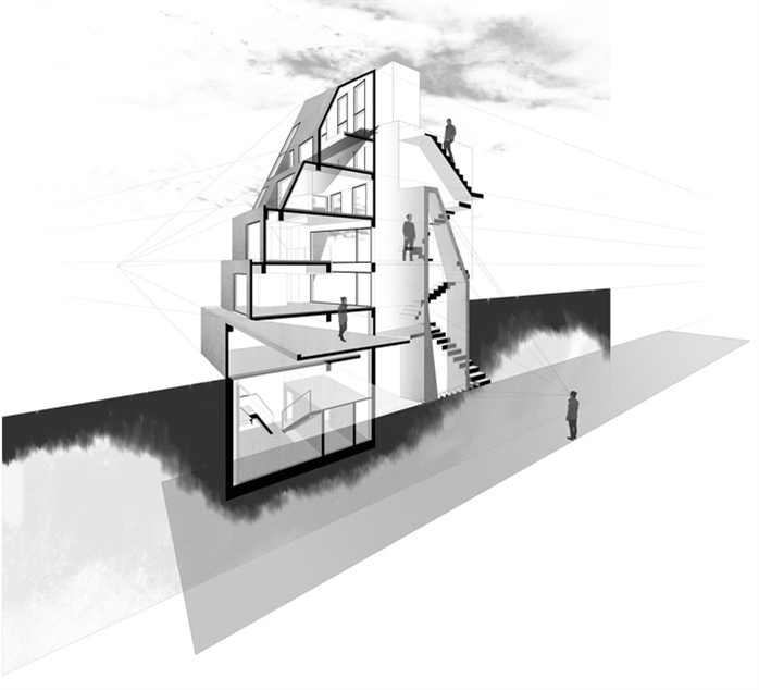 Multi-functional building by Counter Design - 谷德设计网