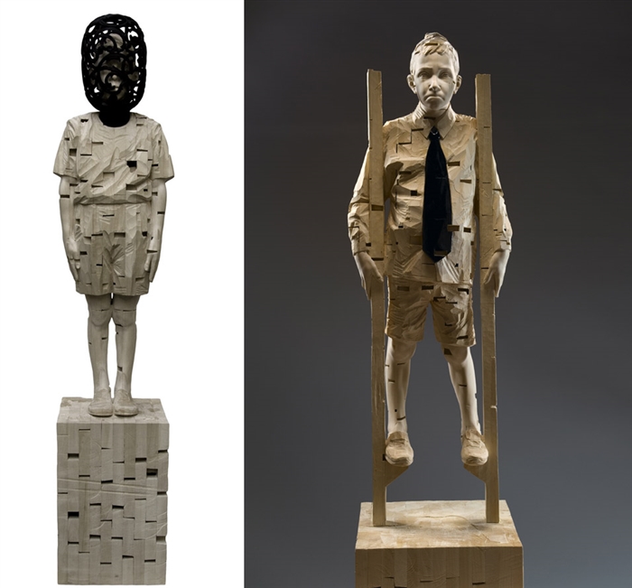 Gehard Demetz’ sculpture art - 谷德设计网