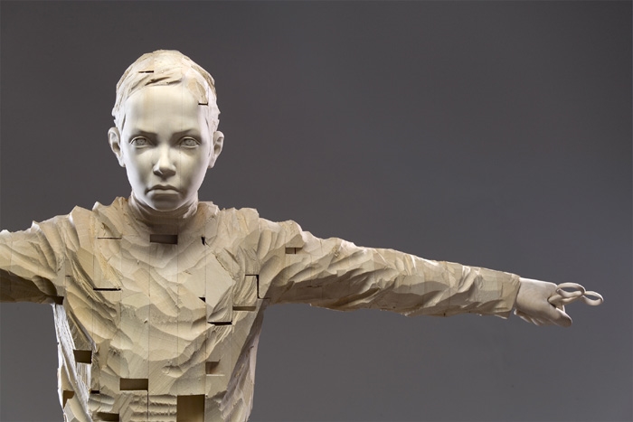 Gehard Demetz’ sculpture art - 谷德设计网