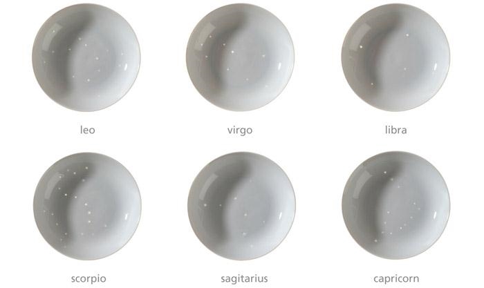 Zodiac plates by Damian O’Sullivan - 谷德设计网