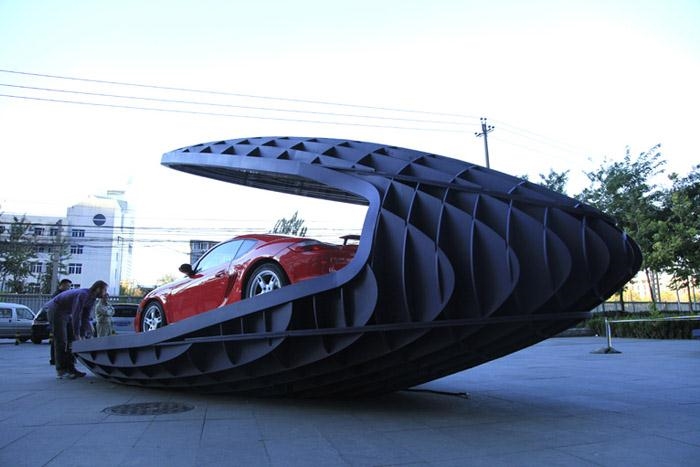 Clamshell Carstands by BAM - 谷德设计网