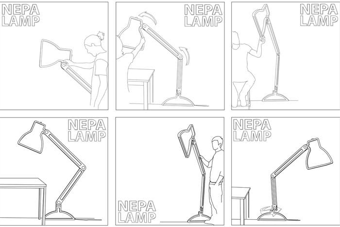 Nepa Lamp by Giles Godwin Brown - 谷德设计网