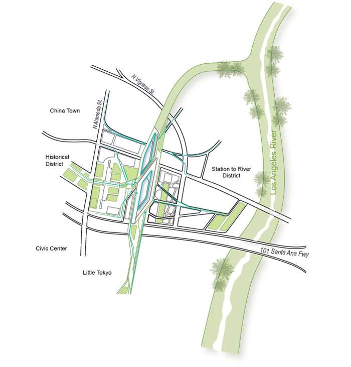 Master Plan of Los Angeles Union Station by UNStudio - 谷德设计网