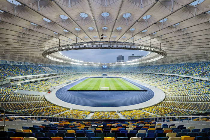 Olympic Stadium, Kiev, Ukraine by gmp - 谷德设计网