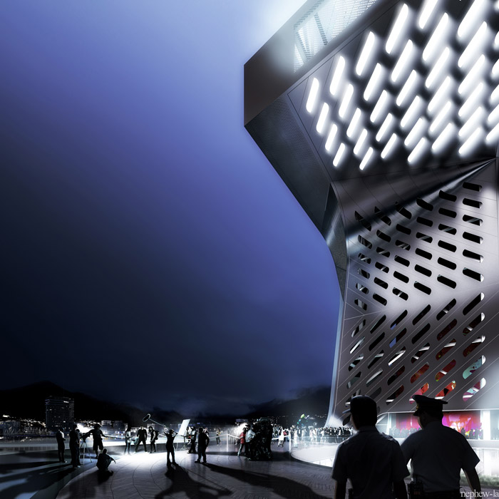 New Keelung Harbor Service Building by Neil M. Denari Architects - 谷德设计网