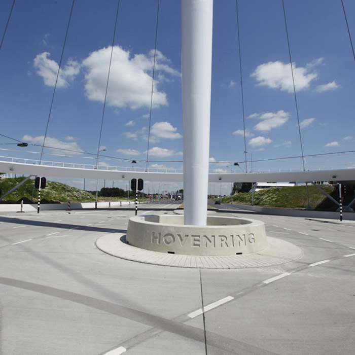 Hovenring, Circular Cycle Brigde by ipv Delft - 谷德设计网