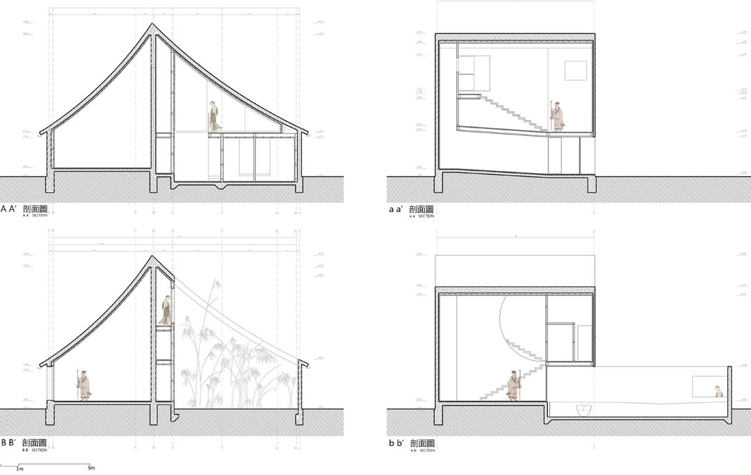 A residence with a round by Panhui - 谷德设计网