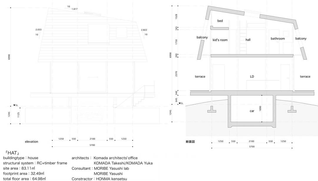 HAT house by Komada Architects Office - 谷德设计网