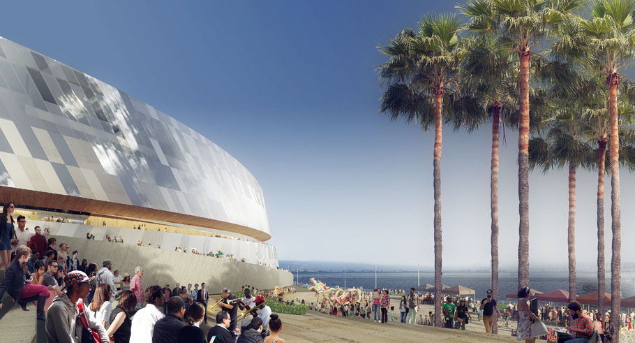 金州勇士队体育场，美国 / Snøhetta + AECOM - 谷德设计网