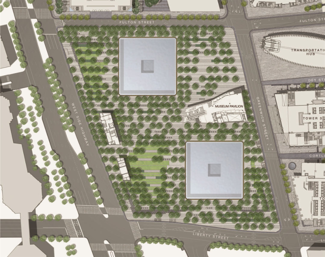 National 9/11 Memorial,By PWP Landscape Architecture - 谷德设计网