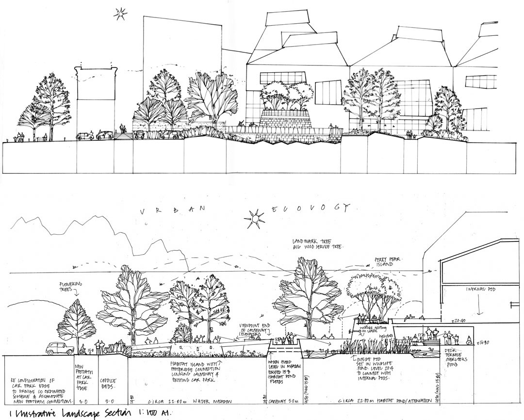 The Hive Worcester Library Landscape / Grant Associates - 谷德设计网