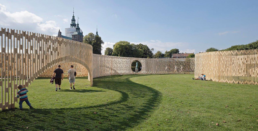 Completed: Temporary Pavilion / FABRIC - 谷德设计网