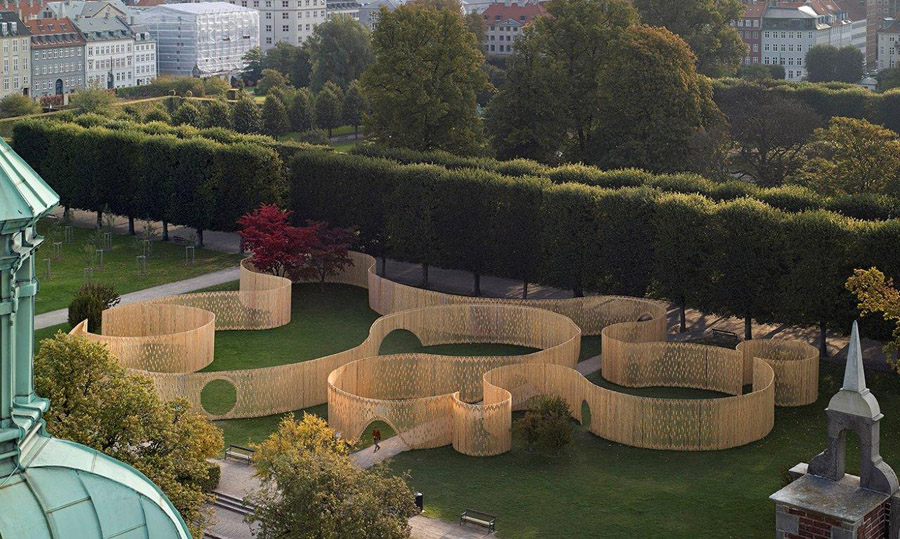 Completed: Temporary Pavilion / FABRIC - 谷德设计网