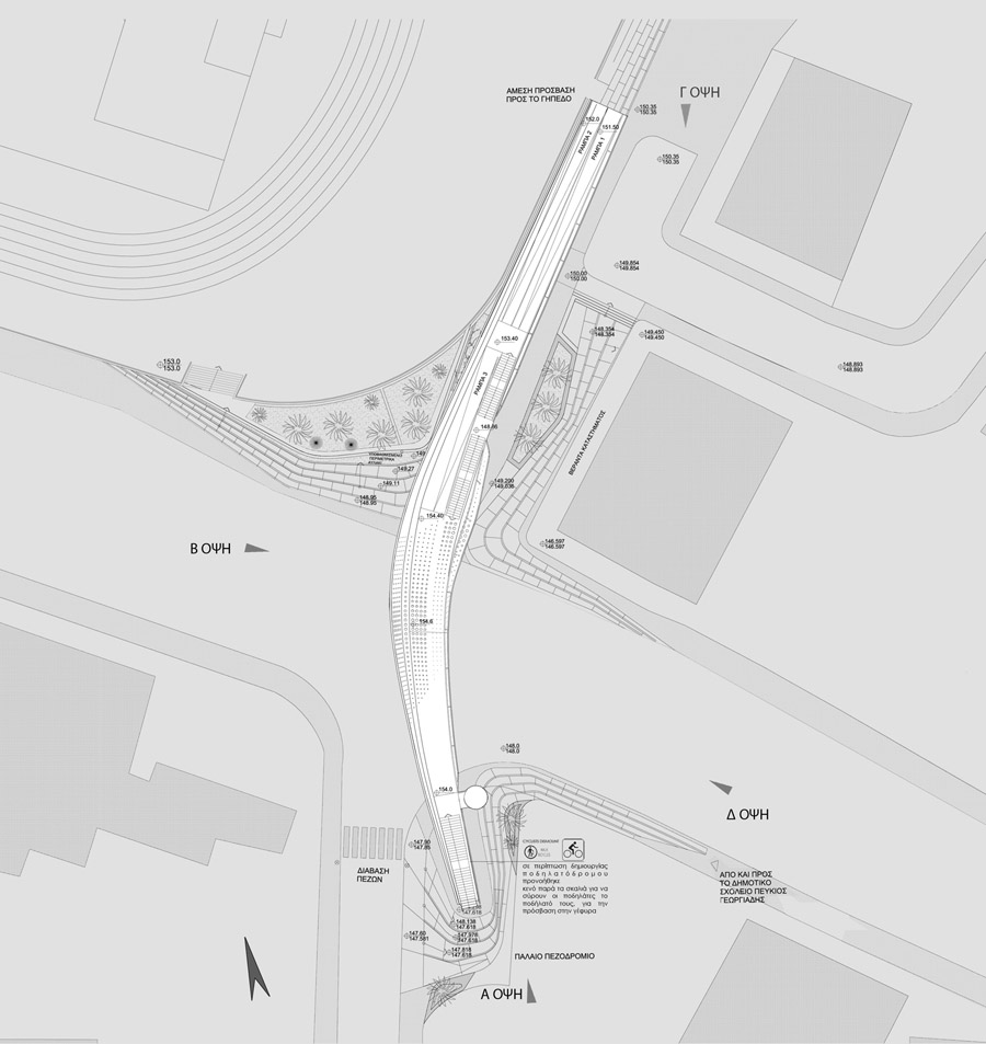 Footbridge, pafos city, cyprus / EP Architects - 谷德设计网