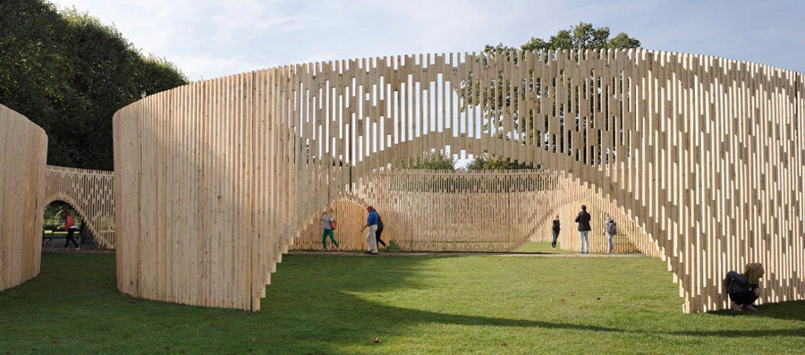 Completed: Temporary Pavilion / FABRIC - 谷德设计网