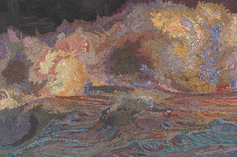 Wave (map) / Matthew Cusick - 谷德设计网