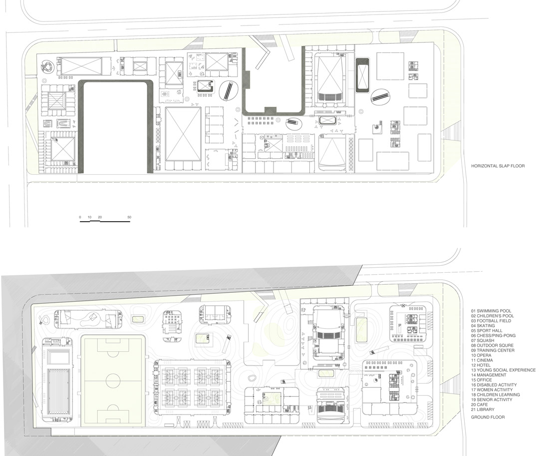 Hill City. Youth Activity Center / O-office Architects - 谷德设计网