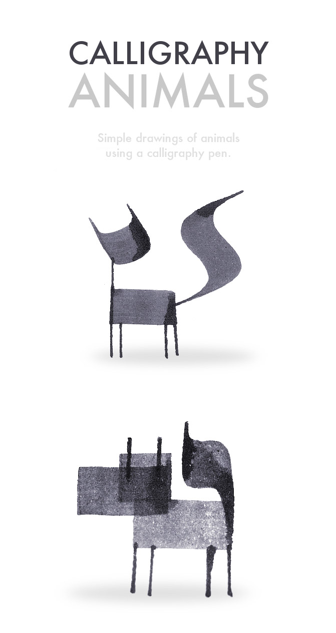 Calligraphy Animals / Andrew Fox - 谷德设计网