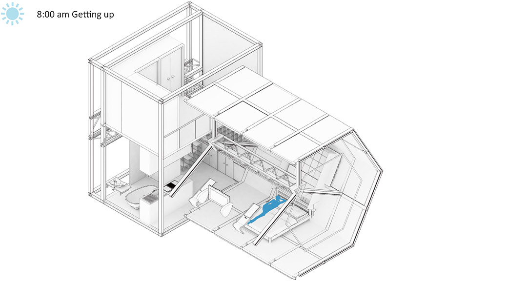 Thesis：Rotating plug-in Capsule apartment in Shanghai - 谷德设计网
