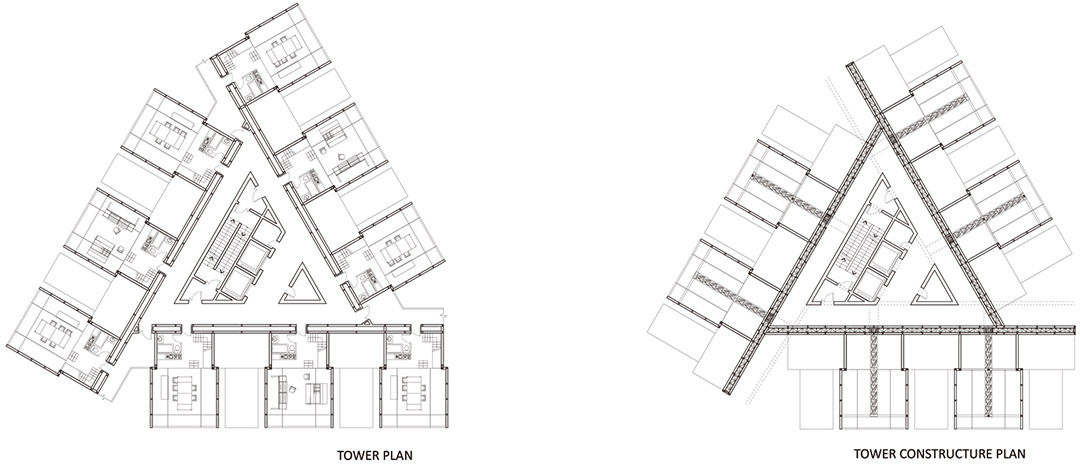 Thesis：Rotating plug-in Capsule apartment in Shanghai - 谷德设计网