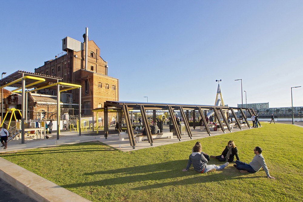 Port Adelaide Renewal: Hart’s Mill Surrounds / ASPECT - 谷德设计网