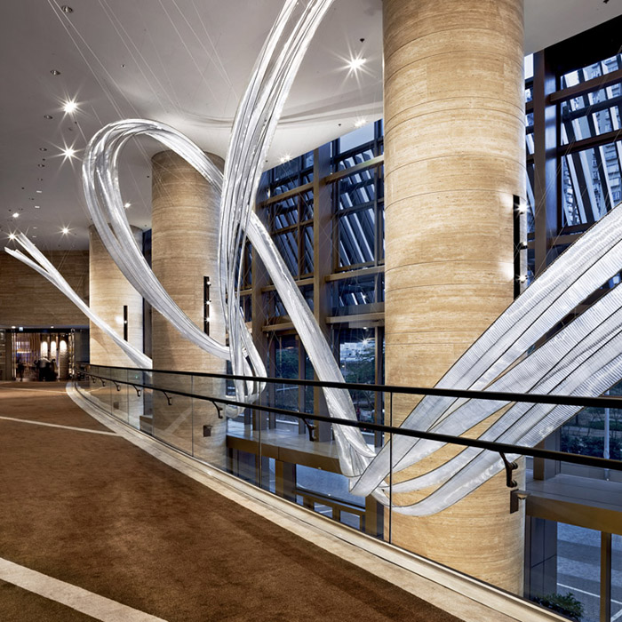 Lobby Sculpture, Hong Kong, China / Nikolas Weinstein Studios - 谷德设计网