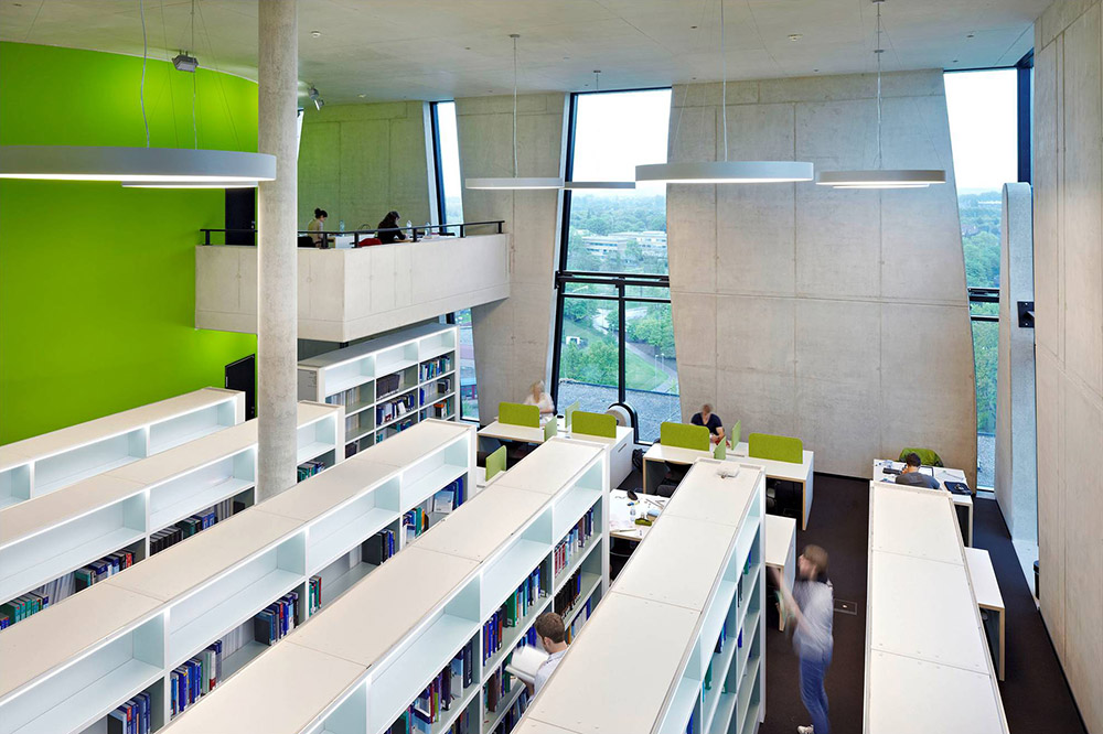 Study Center & Medical Library, Düsseldorf / HPP - 谷德设计网