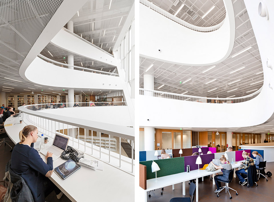 Helsinki University Main Library,Helsinki, Finland / Anttinen Oiva Architects - 谷德设计网