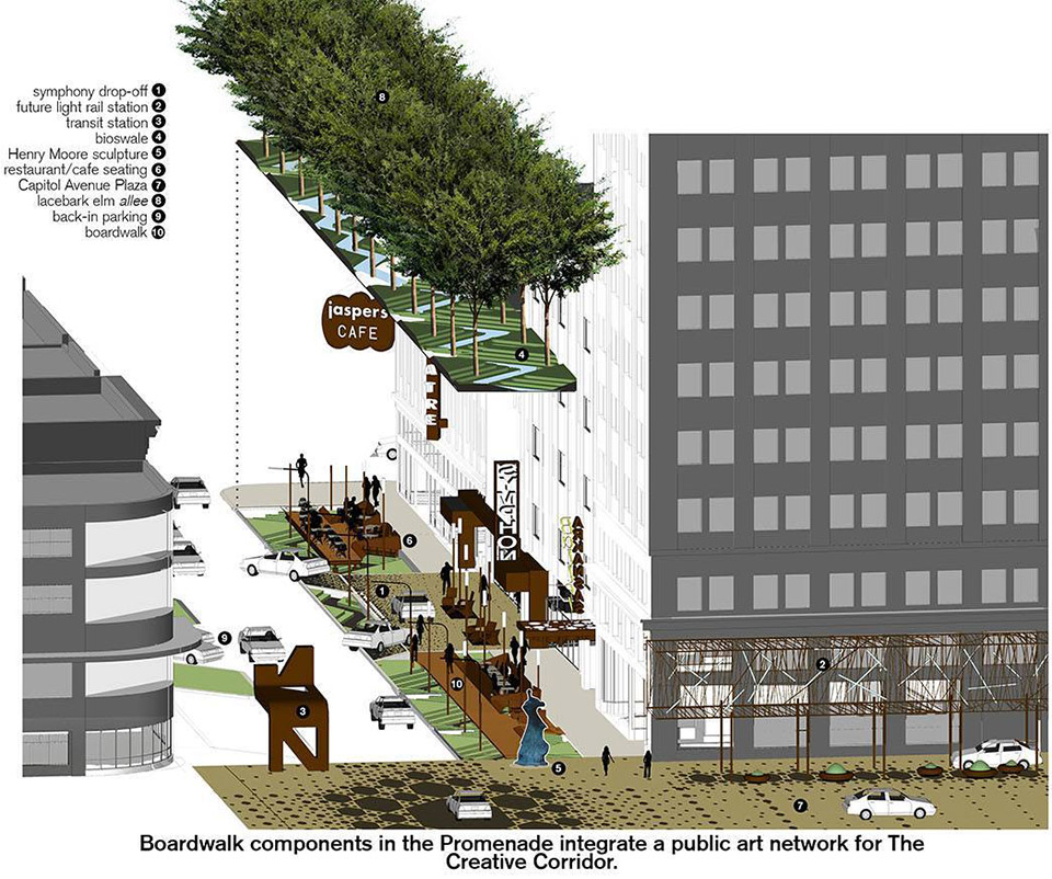 2014 ASLA Planning Honor Award: The Creative Corridor: A Main Street ...