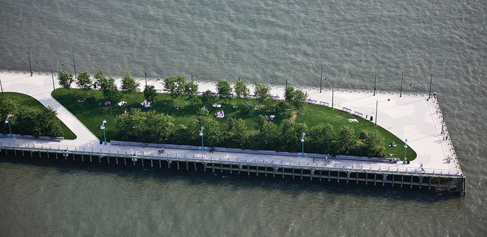 2014 ASLA Universal Design Honor Award:Segment 5, Hudson River Park, A ...