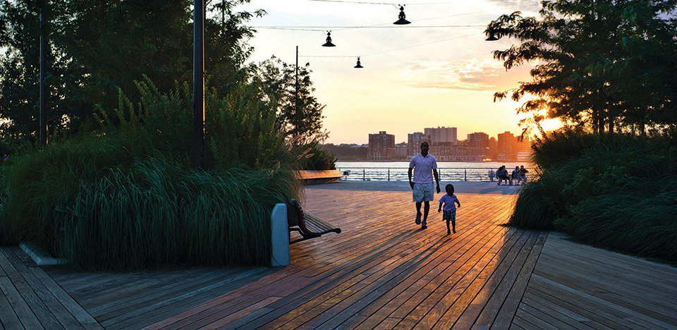 2014 ASLA Universal Design Honor Award:Segment 5, Hudson River Park, A ...