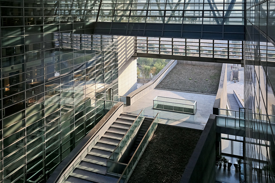 Zhejiang Campus Library, Tongji University, Jiaxing, Zhejiang Province ...