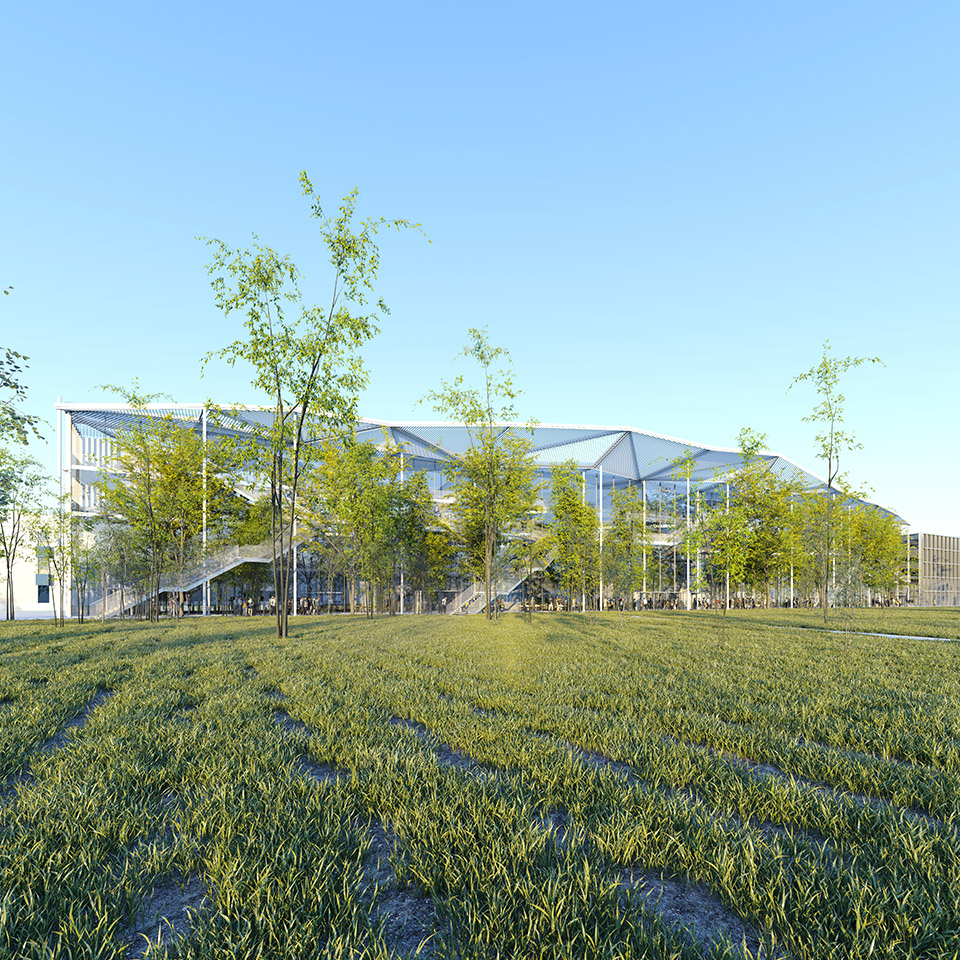 Learning center for Polytechnique school in Paris-Saclay / Sou Fujimoto ...