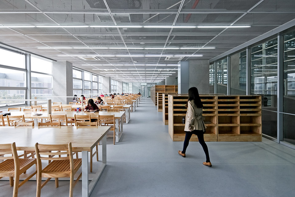 Zhejiang Campus Library, Tongji University, Jiaxing, Zhejiang Province ...