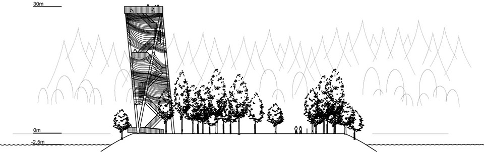 Viewing tower Lommel / Ateliereen Architecten - 谷德设计网