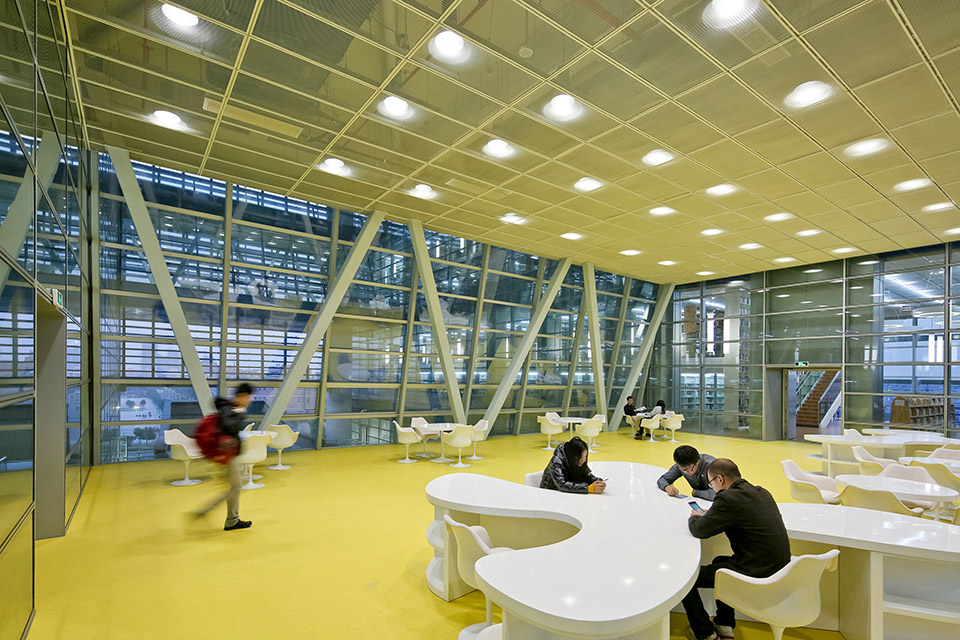 Zhejiang Campus Library, Tongji University, Jiaxing, Zhejiang Province ...