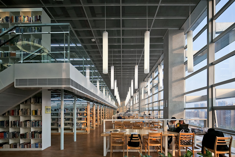 Zhejiang Campus Library, Tongji University, Jiaxing, Zhejiang Province ...