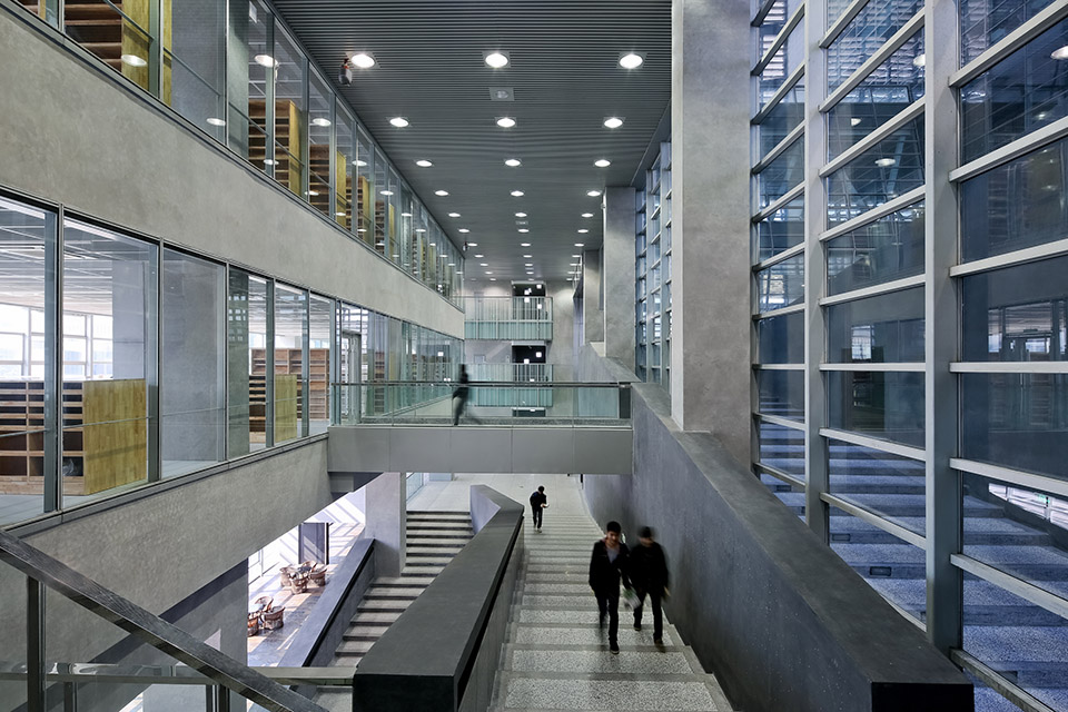 Zhejiang Campus Library, Tongji University, Jiaxing, Zhejiang Province ...