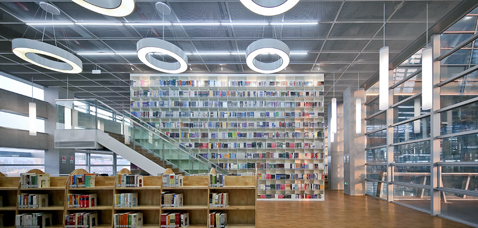 Zhejiang Campus Library, Tongji University, Jiaxing, Zhejiang Province ...
