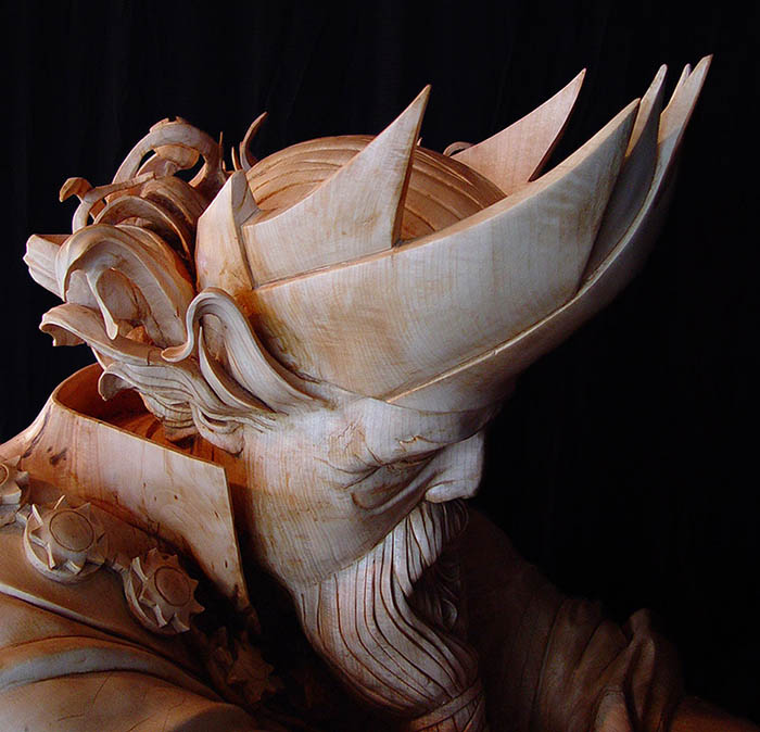 wood sculpture by Stefanie Rocknak - 谷德设计网