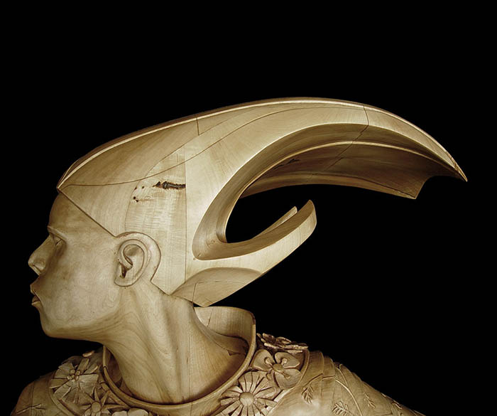 wood sculpture by Stefanie Rocknak - 谷德设计网