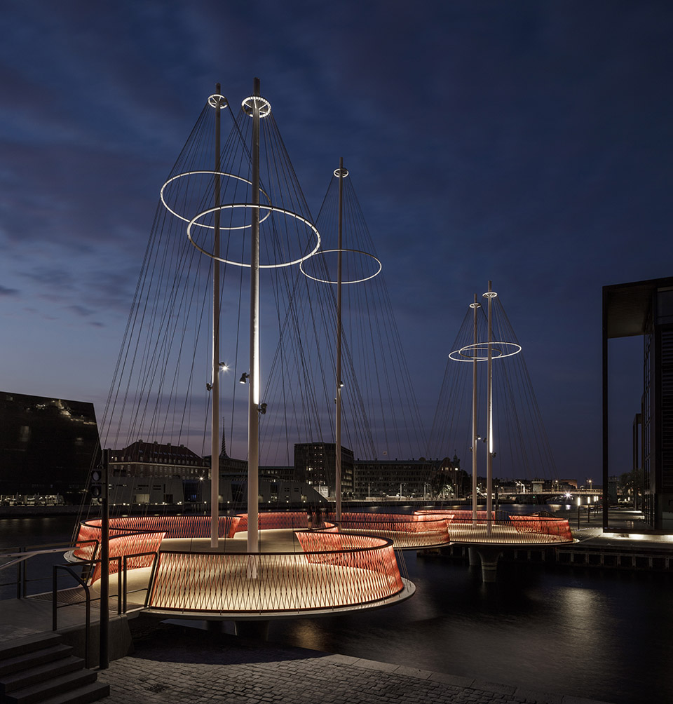 Cirkelbroen (The circle bridge), Copenhagen by Olafur Eliasson - 谷德设计网