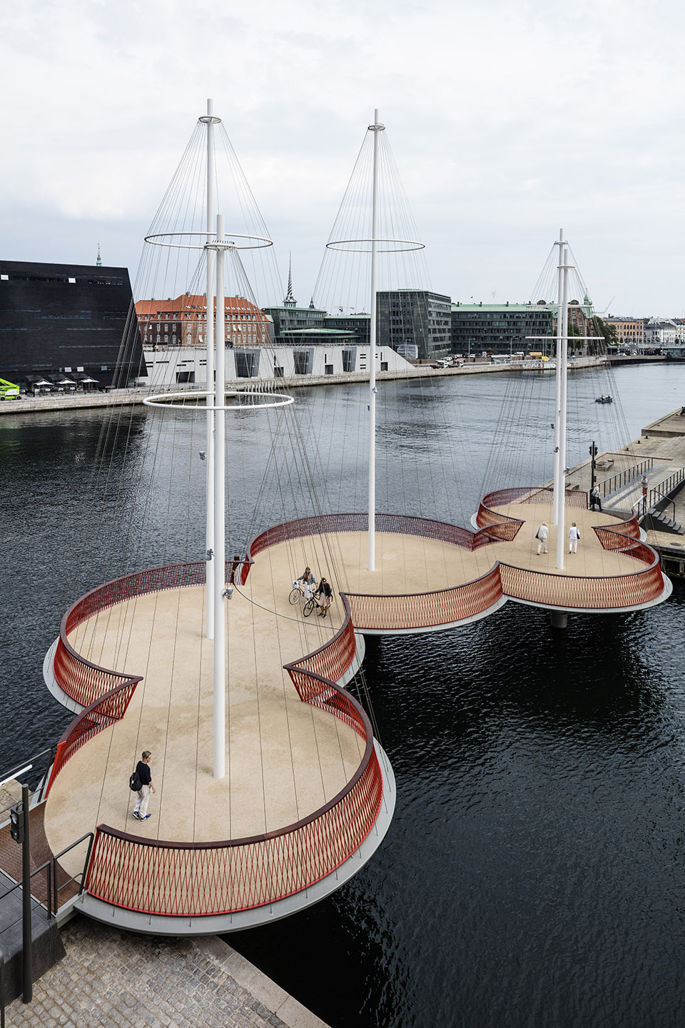 Cirkelbroen (The circle bridge), Copenhagen by Olafur Eliasson - 谷德设计网