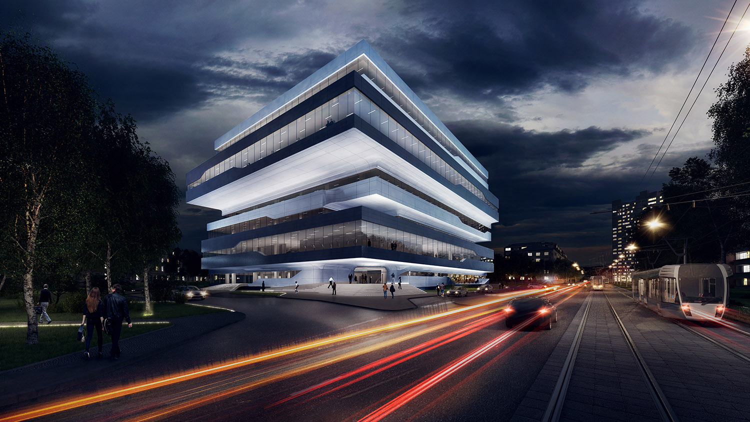 Dominion Office Building by Zaha Hadid Architects - 谷德设计网