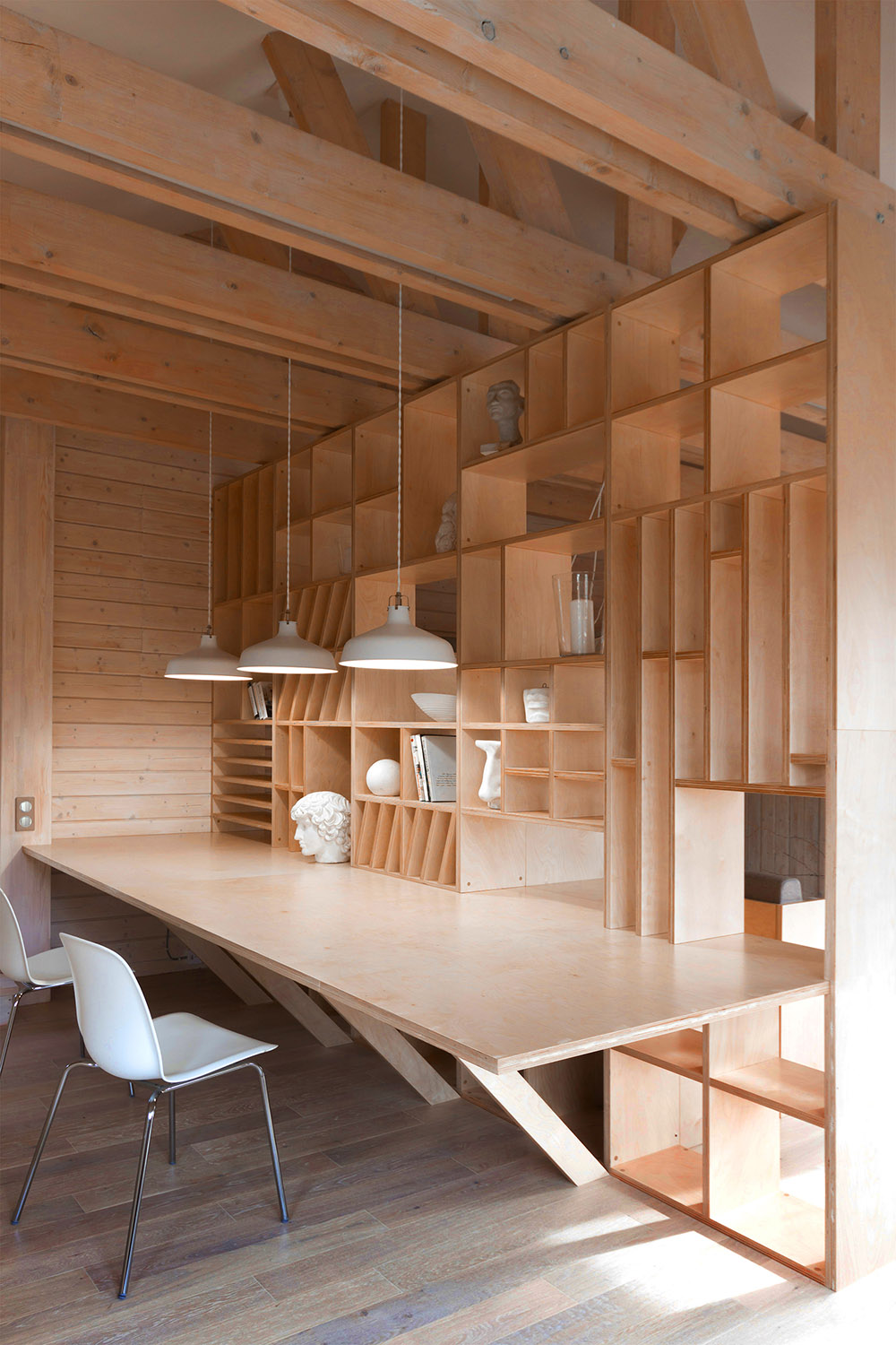 Workroom for architects by Ruetemple - 谷德设计网