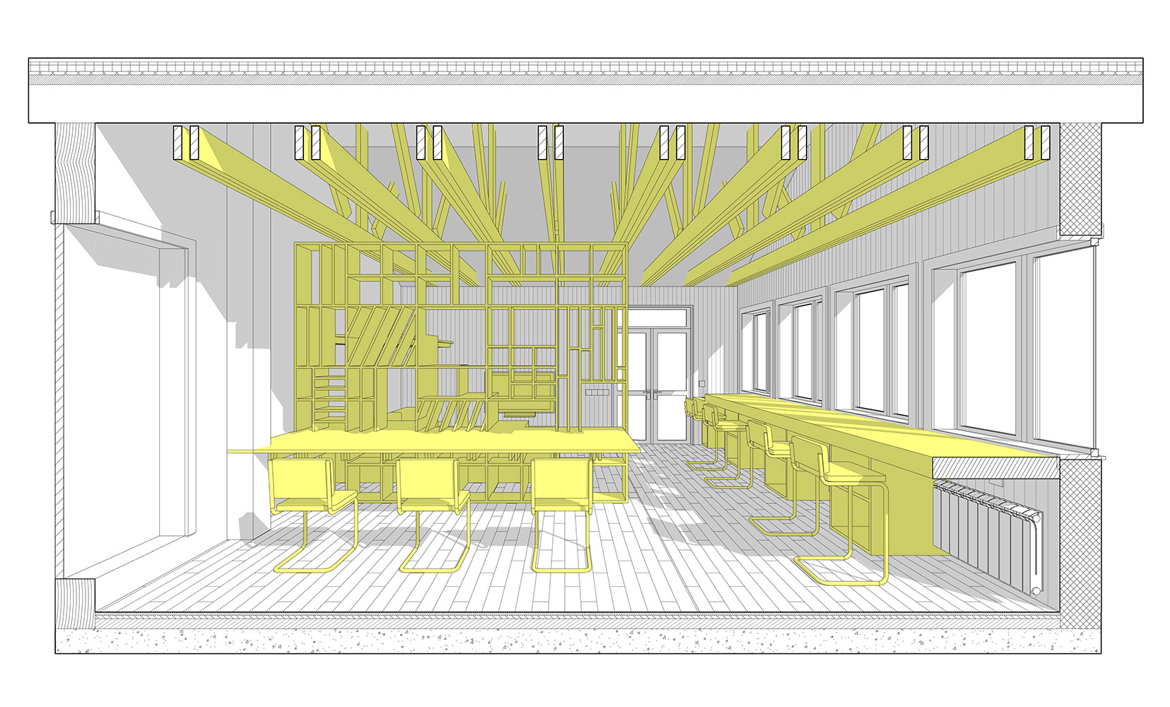Workroom for architects by Ruetemple - 谷德设计网