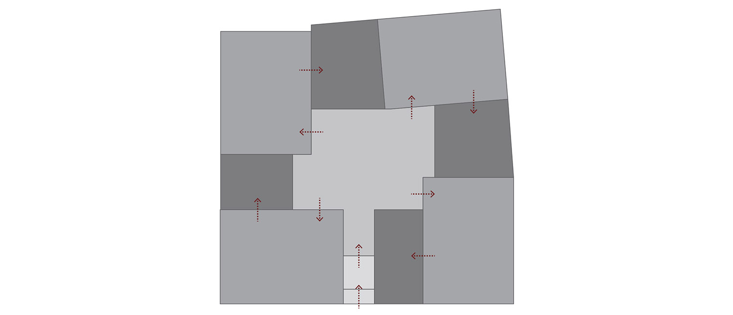 Split Courtyard House, Beijing, China/ Trace Architecture Office - 谷德设计网