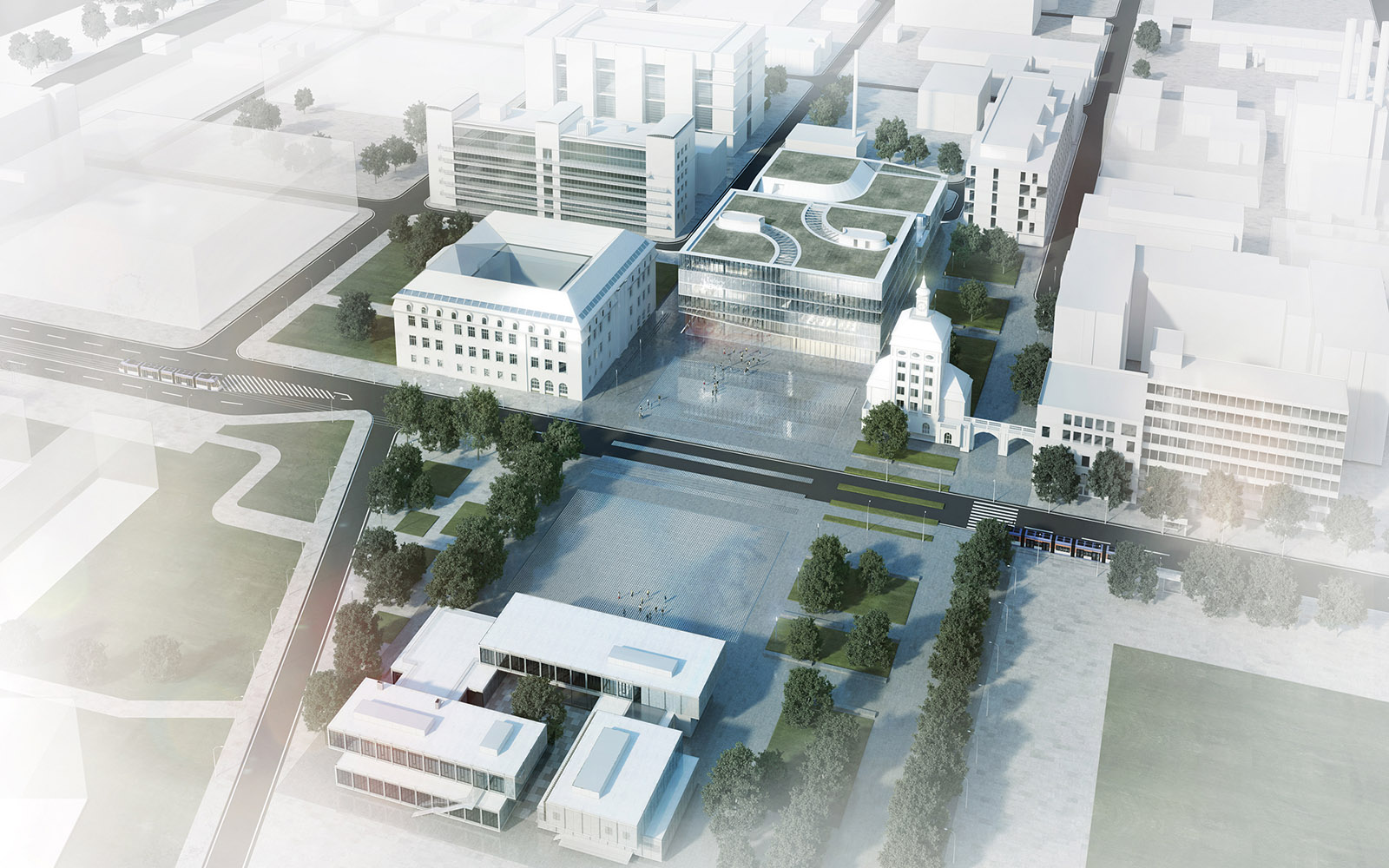 Merck Innovation Centre, Darmstadt, DE by HENN - 谷德设计网