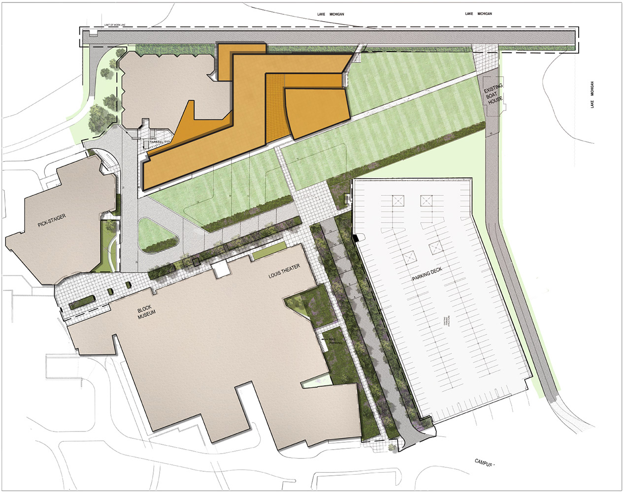 Northwestern University Ryan Center for The Musical Arts by Goettsch ...